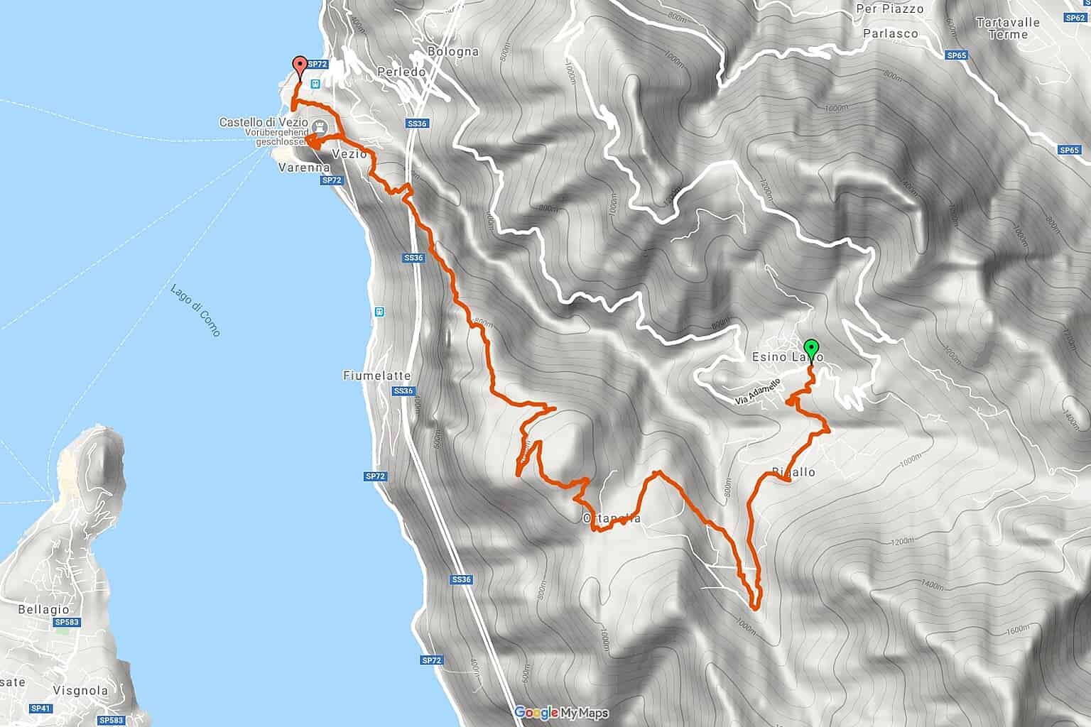 Hiking around Varenna at Lake Como • m24o